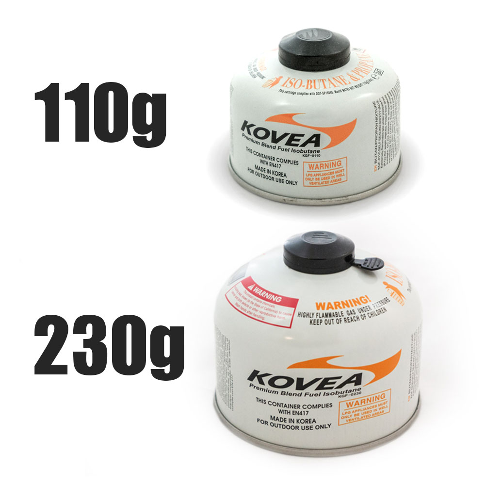 Screw-On Style Isobutane Canisters | Allied Expedition