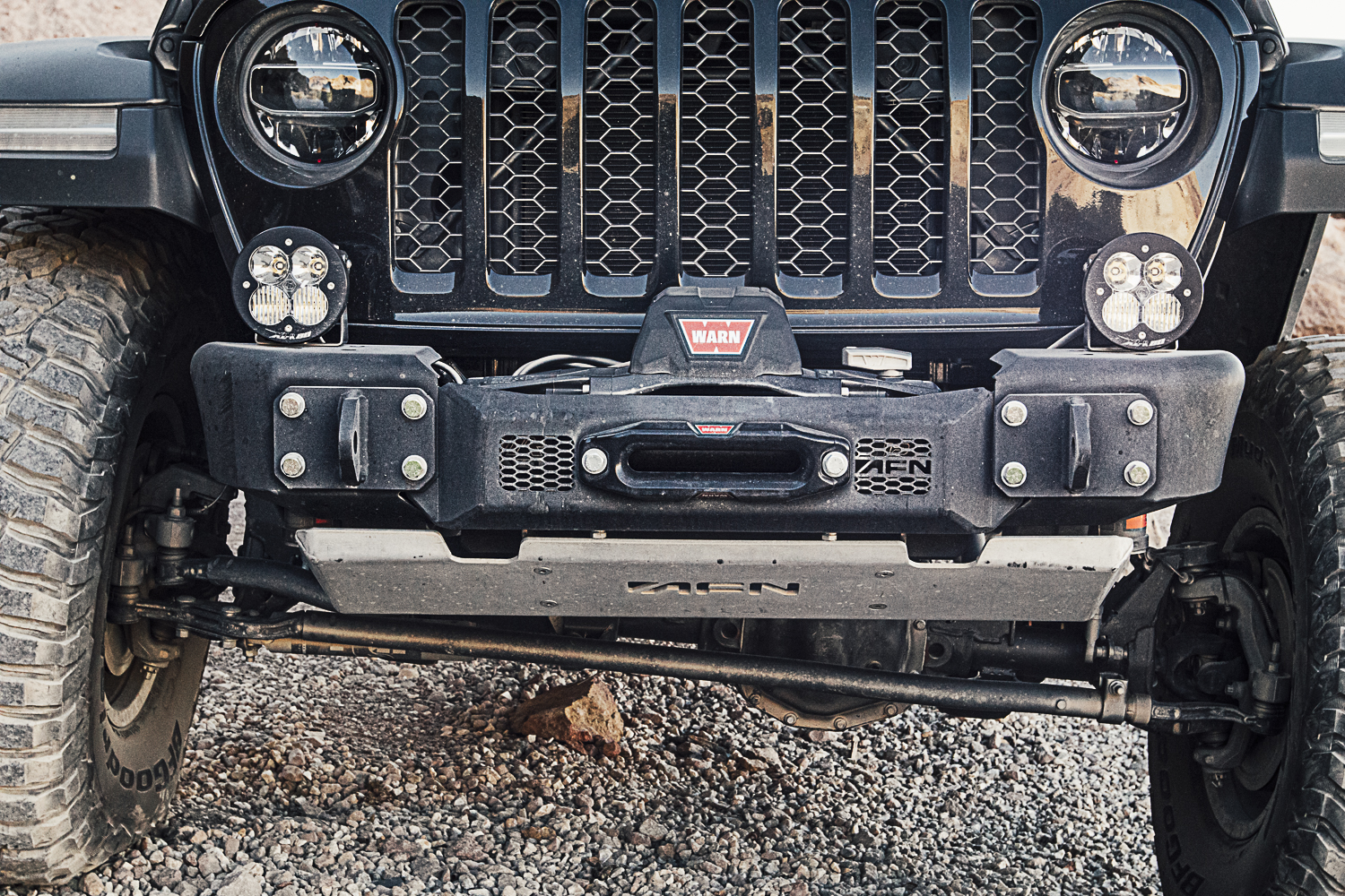 Jeep JL & JT Front Stubby AFN4x4 Bumper | Allied Expedition